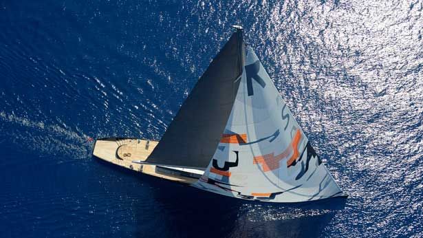 Unique sail art for 66m Vitters yacht Aglaia
